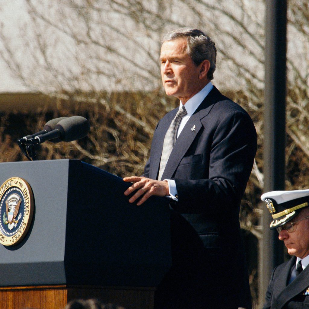 How does George Bush Respond to Today's International Crisis ...