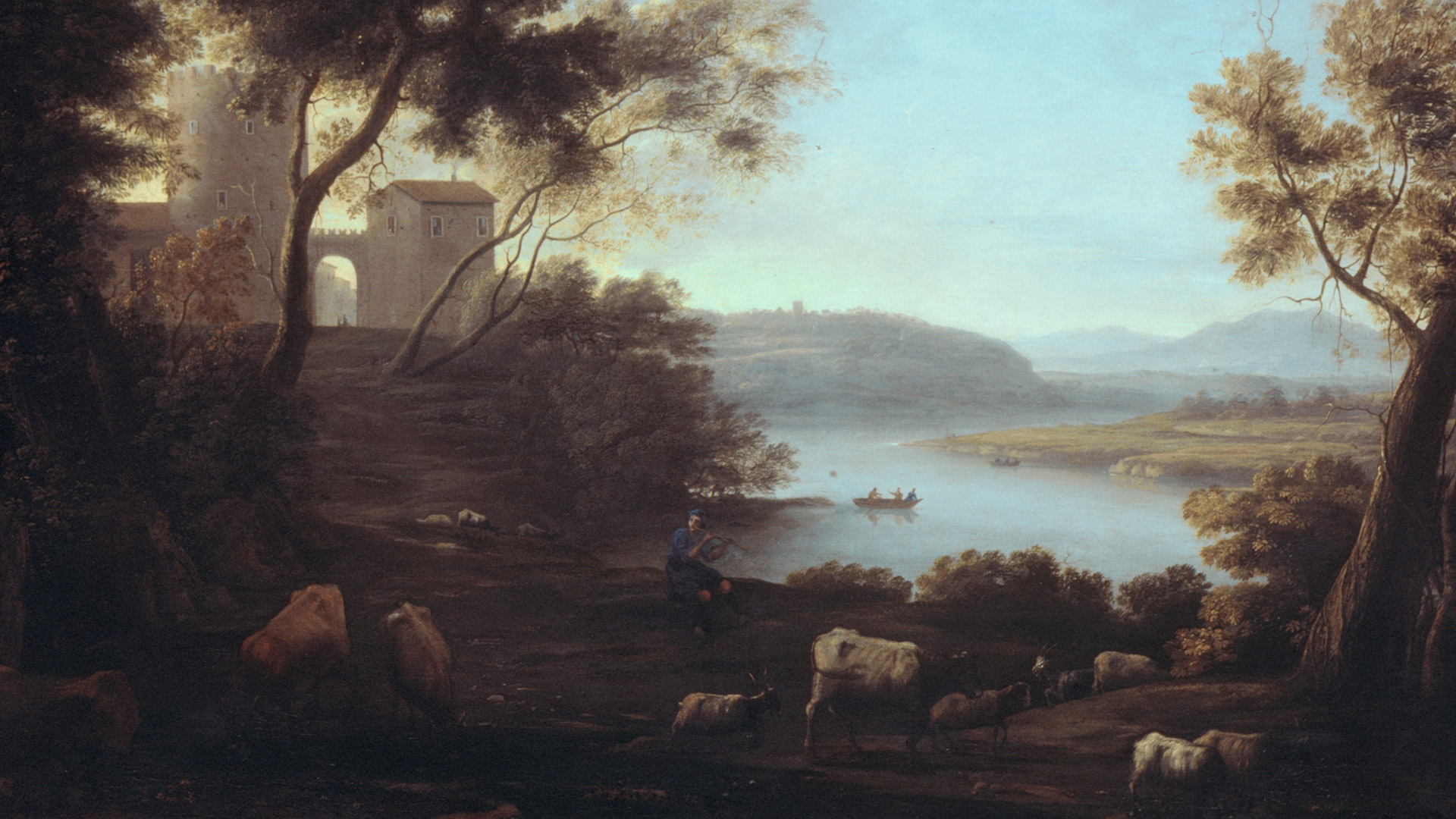 Pastoral Landscape: The Roman Campagna by Claude Lorrain - Newspaper ...