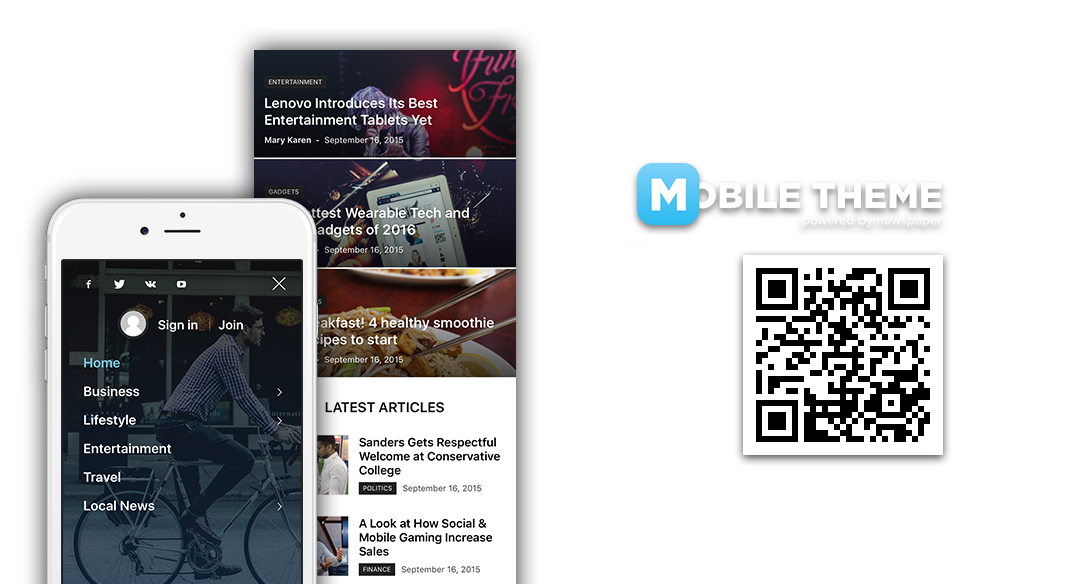 Mobile Theme - Newspaper Demo | The Best News Magazine WordPress Theme
