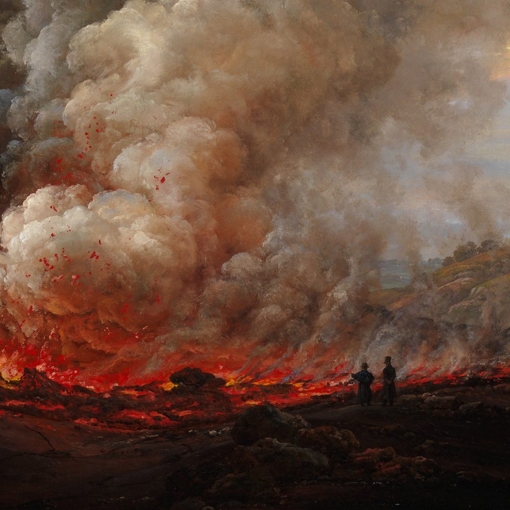 An Eruption of Vesuvius | Newspaper Apocryph PRO Demo